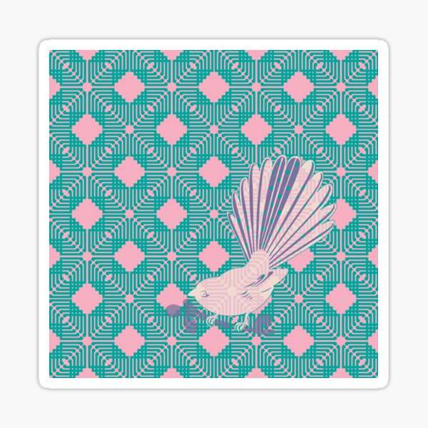 "Fantail mawhero" Sticker for Sale by raewyntauira | Redbubble