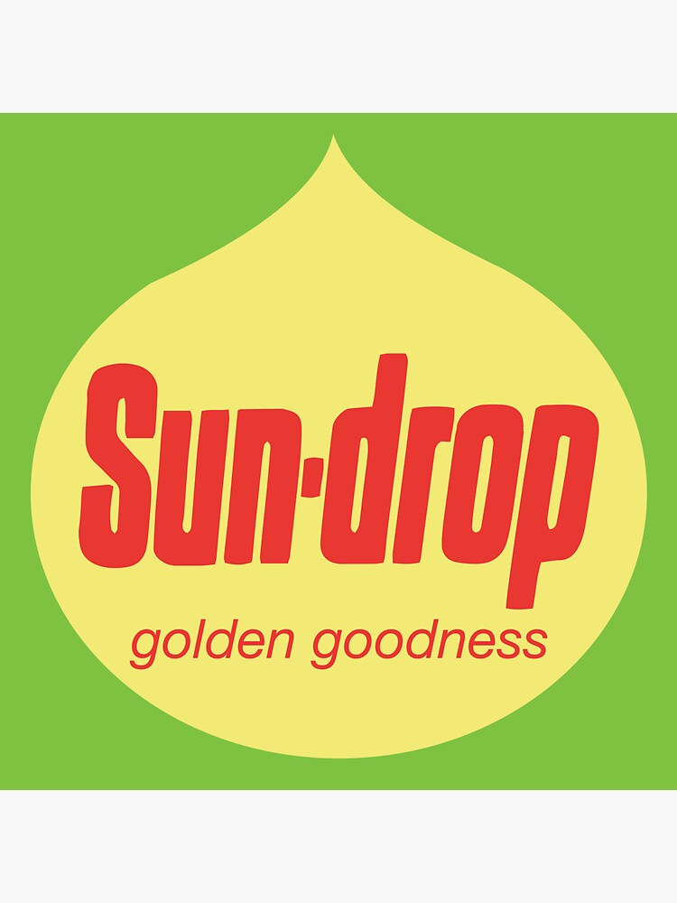 "Old Dew Drop Logo" Sticker for Sale by landshark753 | Redbubble