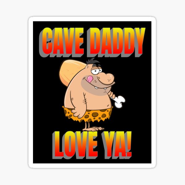 "CAVE DADDY, LOVE CAVEMAN, CAVEMAN VALENTINE, DORKY VALENTINE GIFT ...