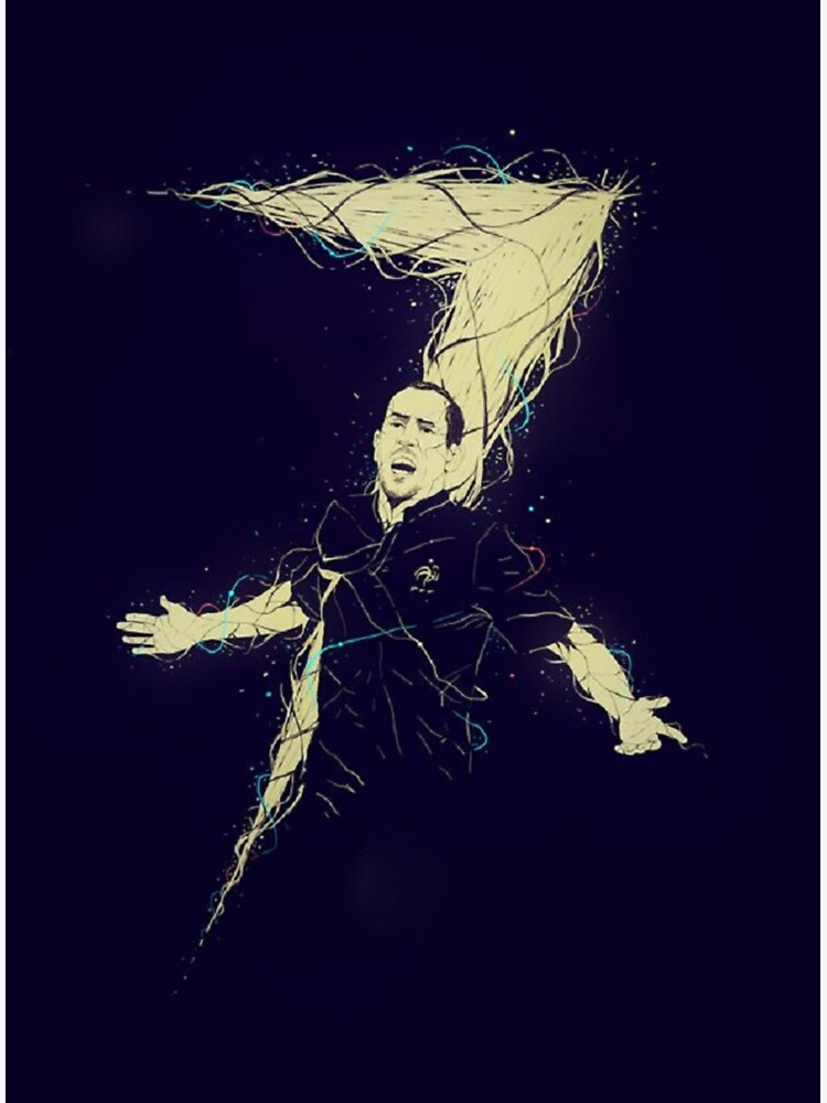 "Franck Ribery Illustration" Sticker by indriagnes | Redbubble