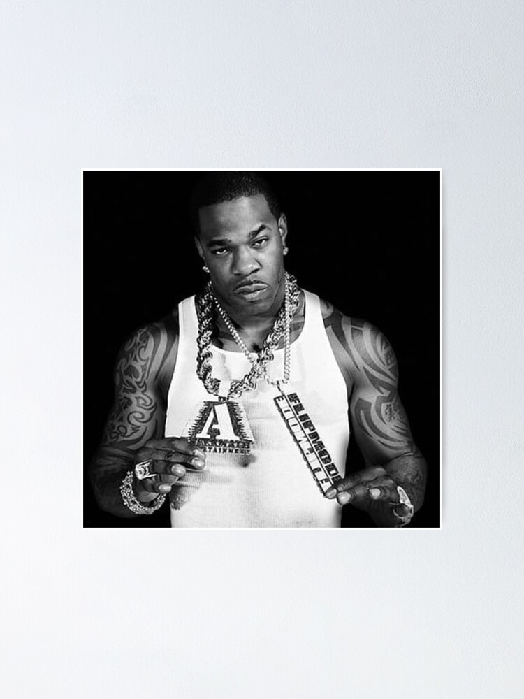 "Busta rhymes word" Poster for Sale by ezrawilld | Redbubble