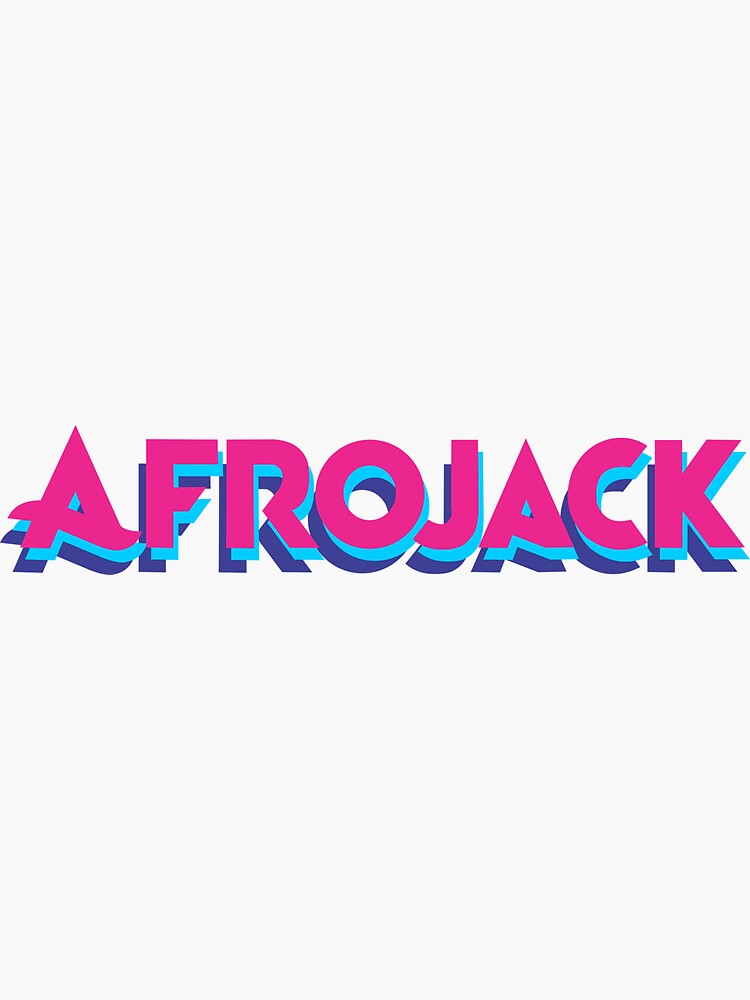 "Afrojack Logo" Sticker for Sale by ariyaclass | Redbubble