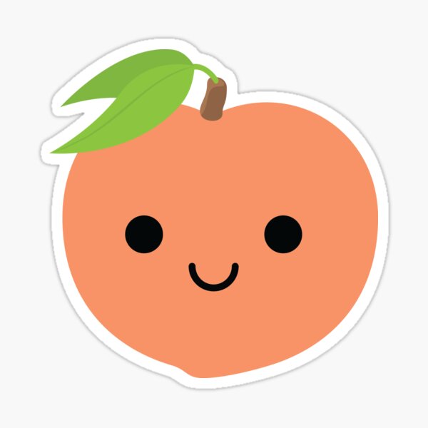 Peaches Stickers | Redbubble
