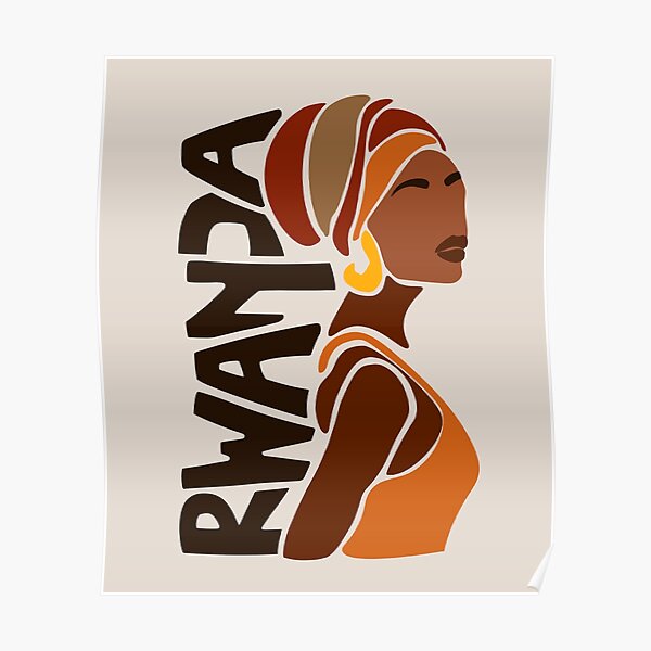 "Rwanda Rwanda proud African woman with ethnic clothing traditional ...