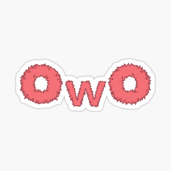 "Furry OwO " Sticker for Sale by ClickForMore | Redbubble