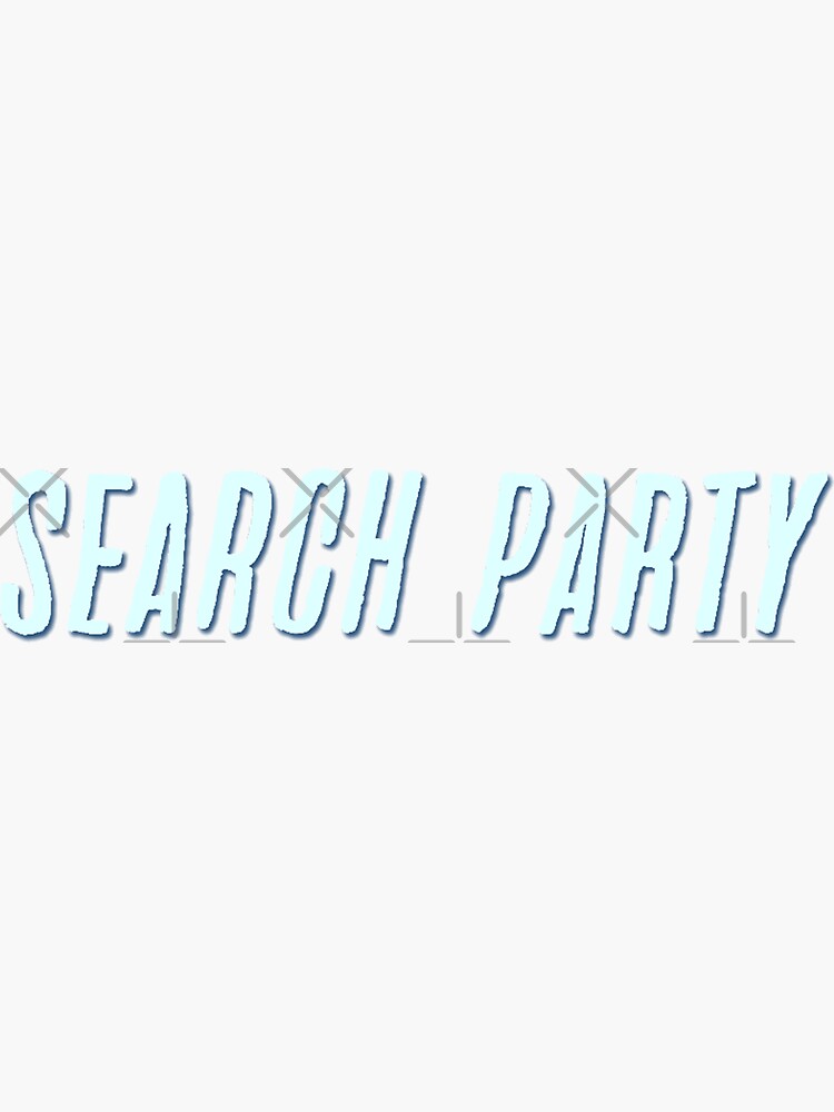 "BEST TO BUY - Search Party Logo" Sticker by underrate | Redbubble