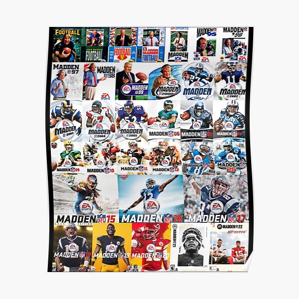 "John Madden " Poster by Fsoisigai-Ik | Redbubble