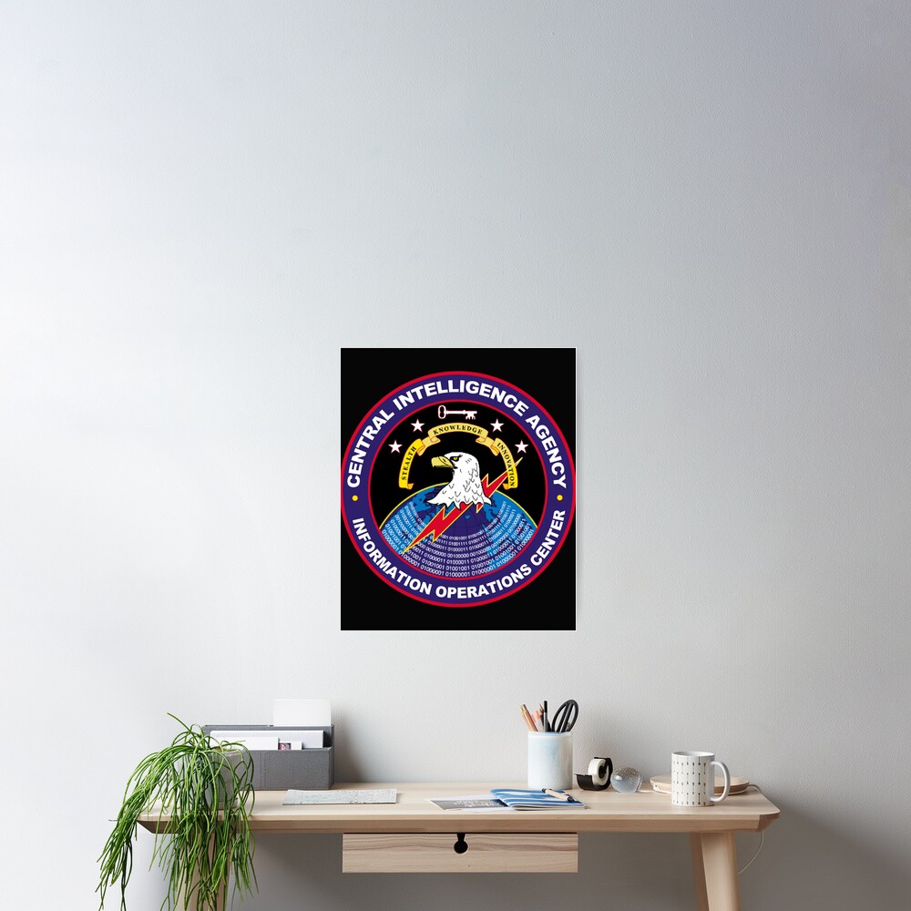 "CIA Information Operations Center Logo Relaxed Fit " Poster for Sale ...