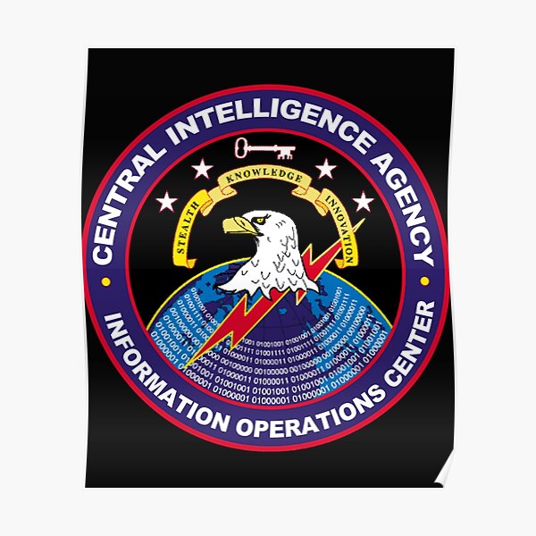 "CIA Information Operations Center Logo Relaxed Fit " Poster for Sale ...
