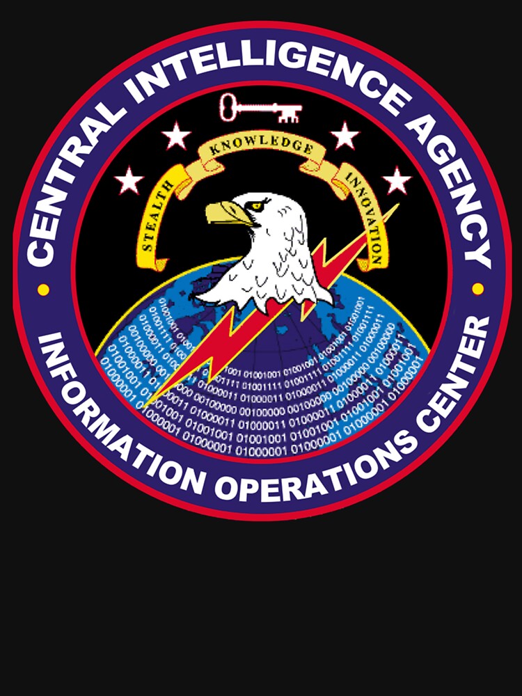 "CIA Information Operations Center Logo Relaxed Fit " T-shirt for Sale ...