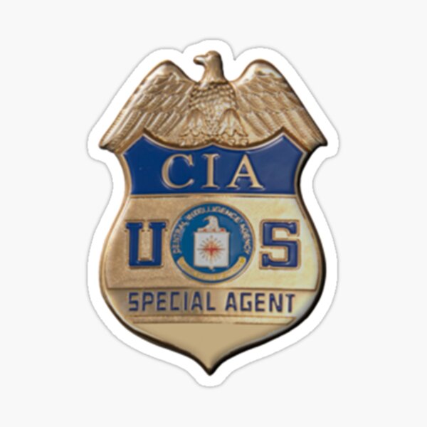 "CIA Special Agent " Sticker by Simmie-Lakishia | Redbubble