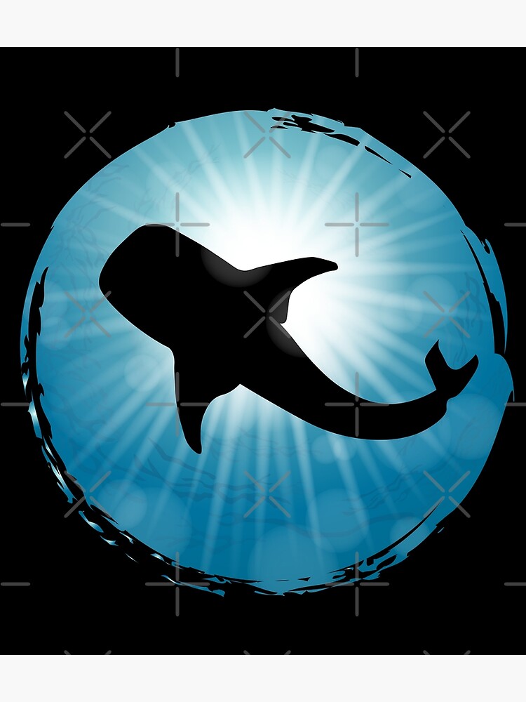 "Whale Shark Ocean Underwater Diving" Poster for Sale by TheInkElephant ...