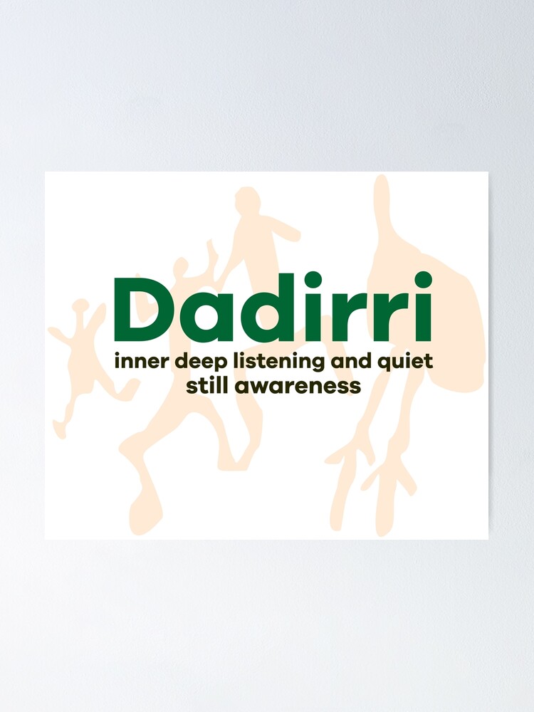 Póster «DADIRRI - Significado aborigen australiano y arte rupestre» de ...