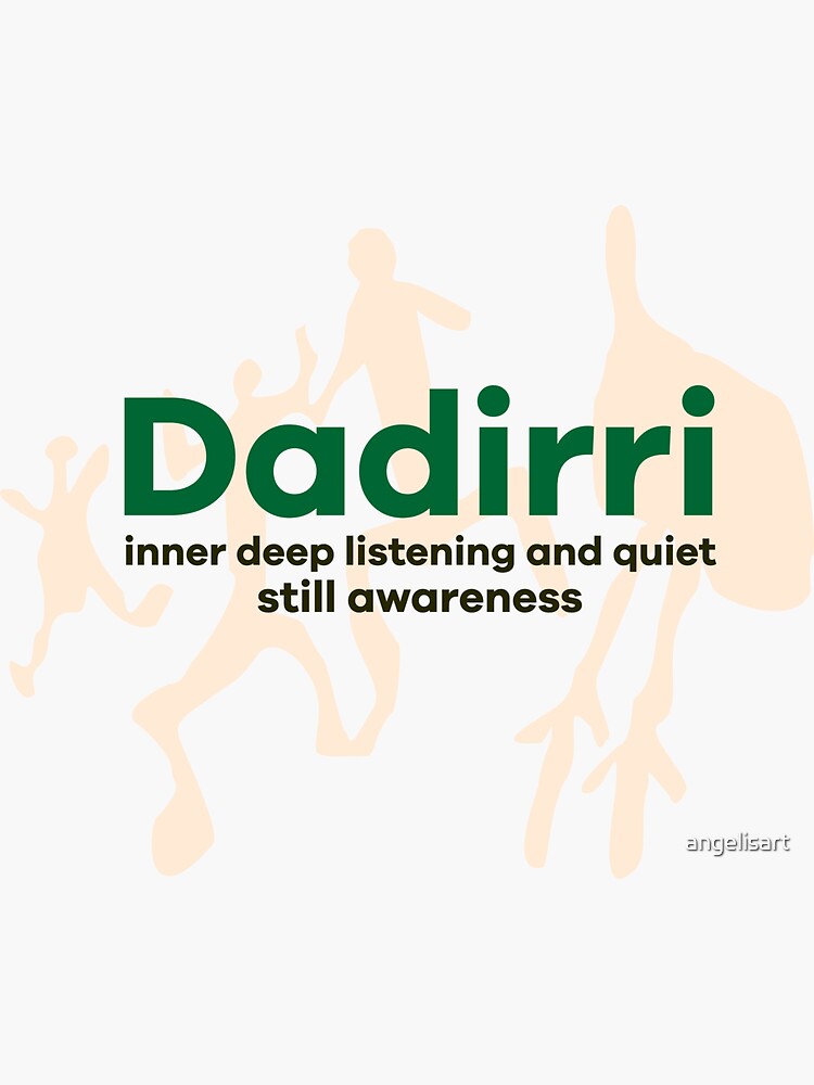 "DADIRRI - Australian aboriginal meaning and rock art" Sticker for Sale ...