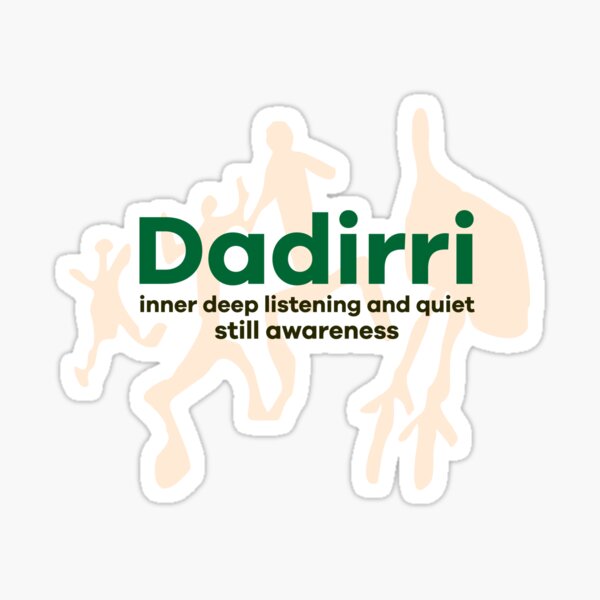 "DADIRRI - Australian aboriginal meaning and rock art" Sticker for Sale ...