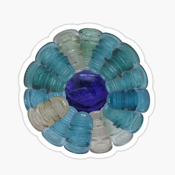 "Insulator Rosette" Sticker for Sale by villagegorilla | Redbubble