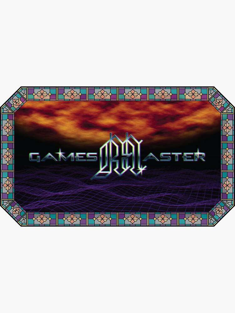 "Gamesmaster Logo" Sticker by jessvacon | Redbubble