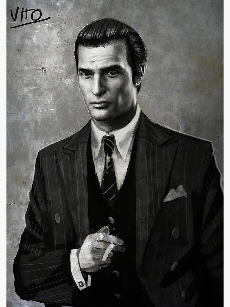 "Vito Scaletta Mafia 2" Sticker for Sale by FitnessShop96 | Redbubble
