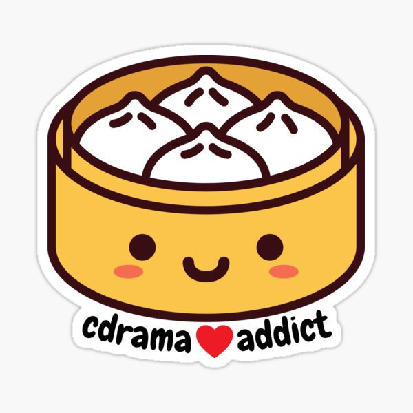 "Cdrama addict,I love cdrama" Sticker for Sale by selfesteeem | Redbubble