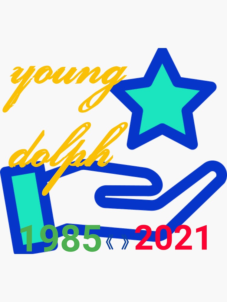 "young dolph " Sticker by Jabrouti13 | Redbubble