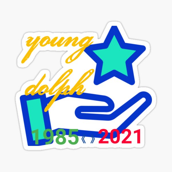 "young dolph " Sticker by Jabrouti13 | Redbubble