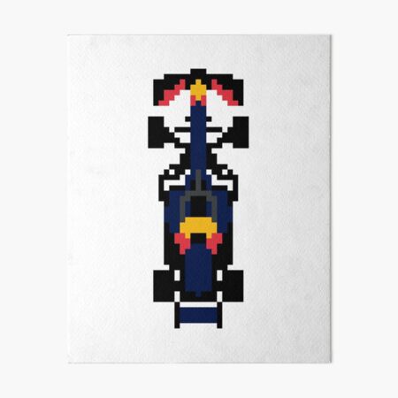 "Red Bull F1 Car pixel art " Art Board Print for Sale by ssousogai ...