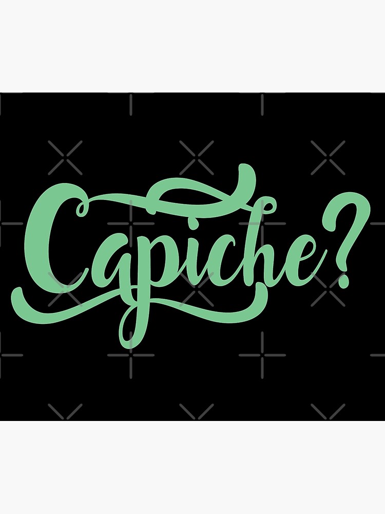 "Capiche | Capeesh | Italian Funny Humor Print" Travel Coffee Mug for ...