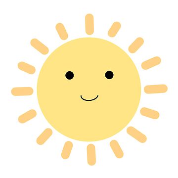 "Smiling Sun" Sticker for Sale by Lydia-423 | Redbubble