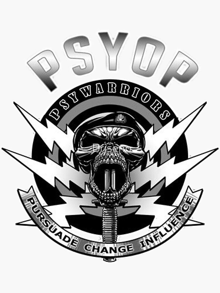 "Psy Warriors" Sticker for Sale by Briseno | Redbubble