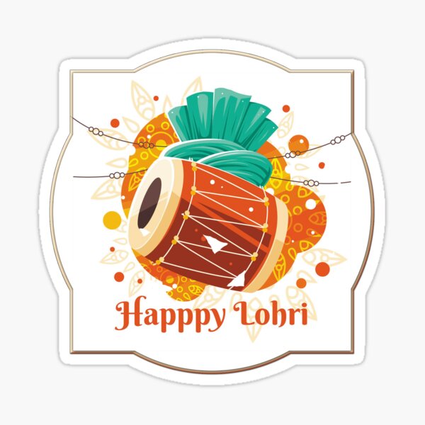 "happy lohri" Sticker for Sale by SWORD93 | Redbubble