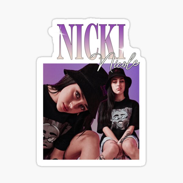 "Nicki nicole " Sticker by RichardsonLayla | Redbubble