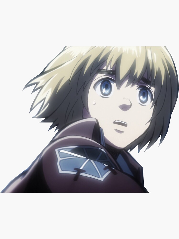 "Armin Arlert (Attack on Titan)" Sticker for Sale by kawaiicrossing ...