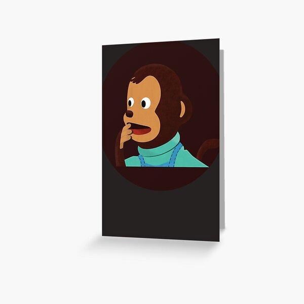 "Kento aka Pedro Surprised Shocked Monkey Meme Circle Illustration ...