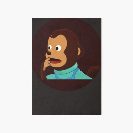 "Kento aka Pedro Surprised Shocked Monkey Meme Circle Illustration ...