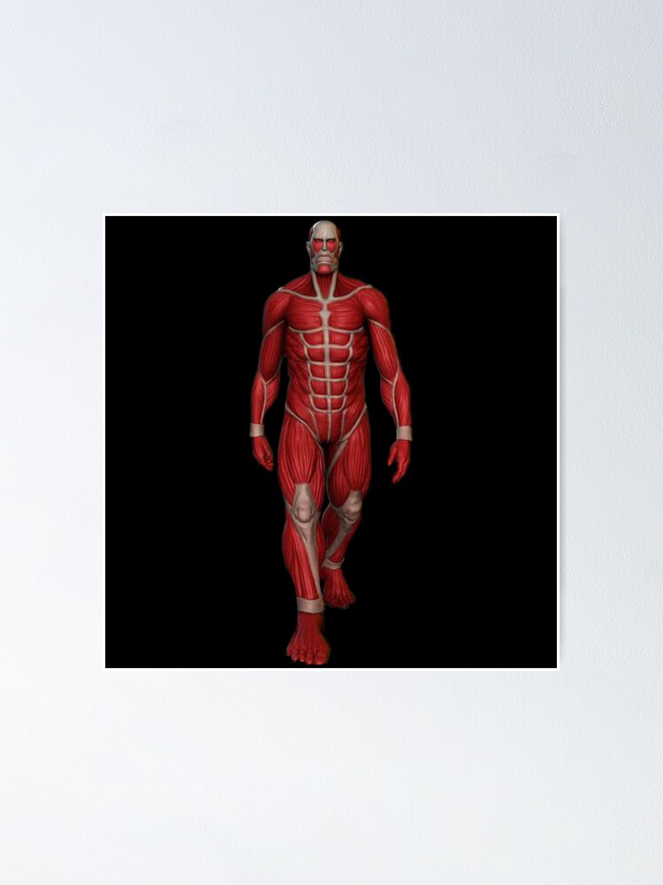 "Attack on Titan-Colossal Titan" Poster for Sale by Cutebll | Redbubble