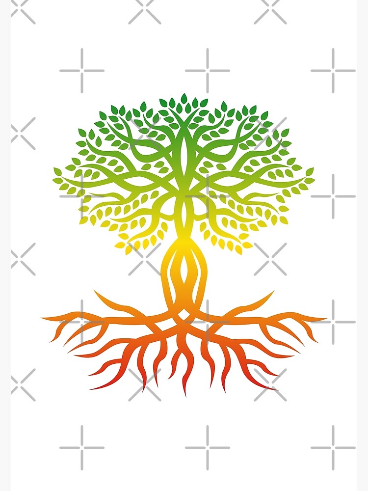 "Reggae Roots Yggdrasil Tree Of Life" Poster by designandclouds | Redbubble