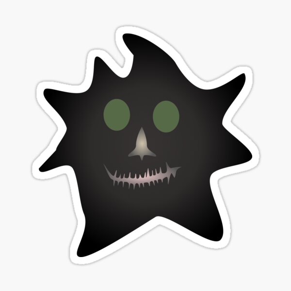 "Scary face" Sticker by PaulaMuthu | Redbubble
