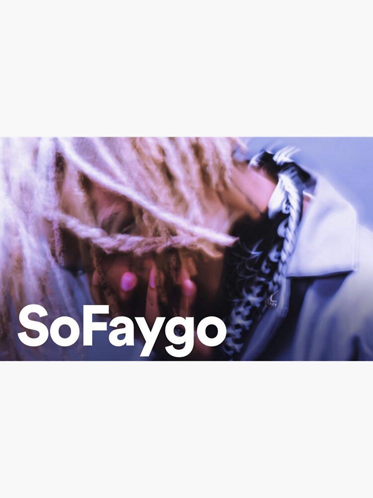 "sofaygo spotify page " Sticker for Sale by Niyaholdern | Redbubble