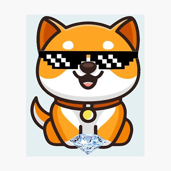 "Baby doge coin hodl holding community driven charity" Photographic ...