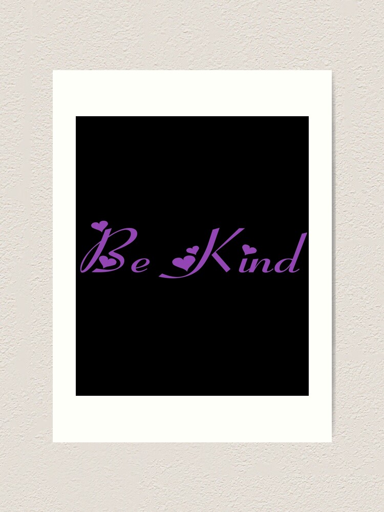 "Be Kind sticker, Wear this Anti-Bullying Design with Stop Bullying ...