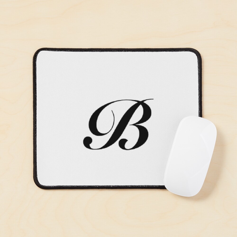 "Simple cursive letter B big font" Art Print for Sale by ComfyCloud ...