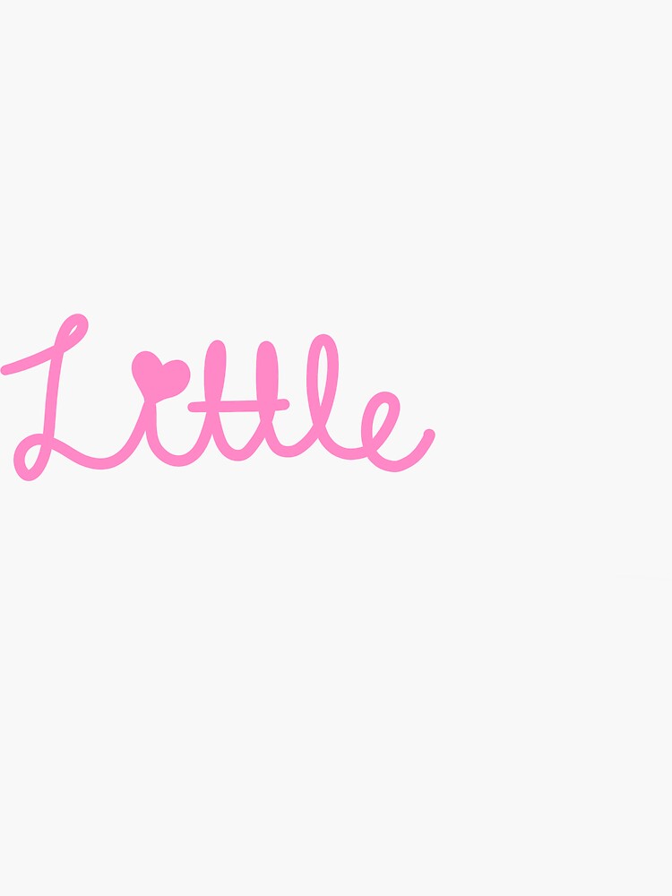 Little’ soft pink sticker" Sticker by juliestickies | Redbubble