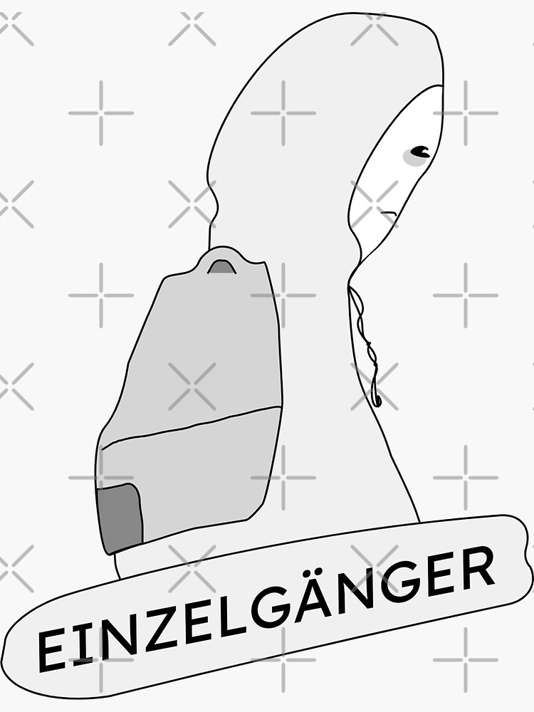 "Cool loner design" Sticker by florigold | Redbubble