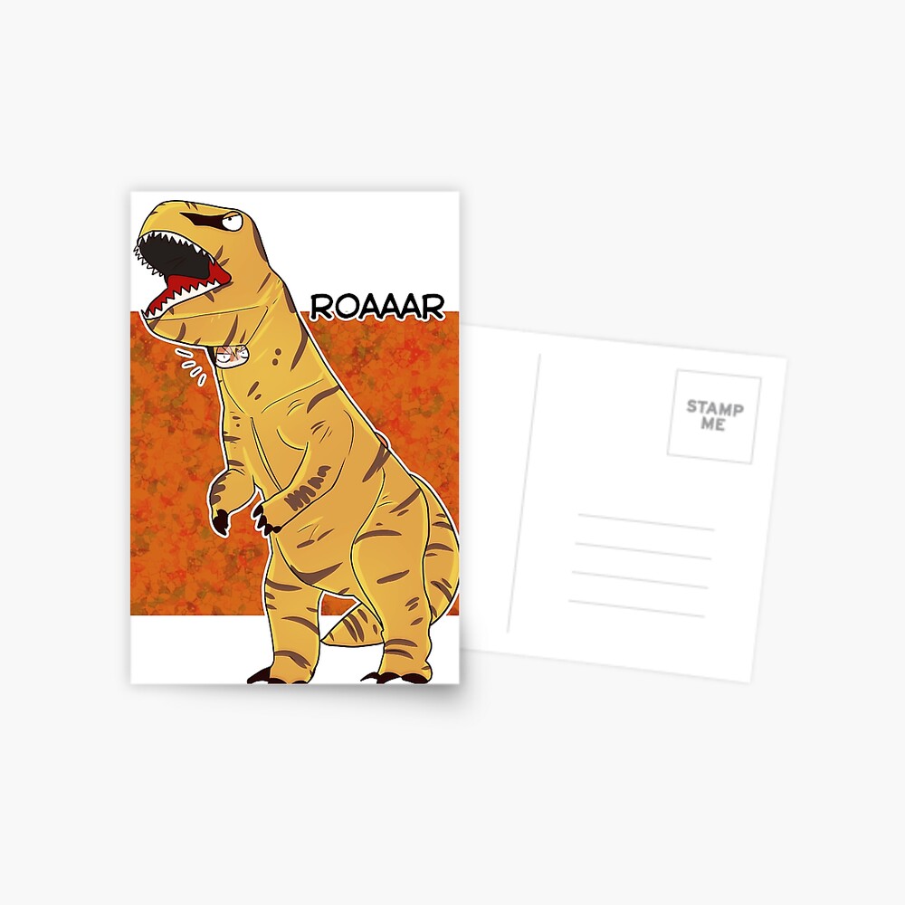"Webtoon Quality Content BL DINOTREVOR ver1 Dinosaur costume" Postcard ...
