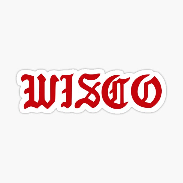 "Wisco Pablo" Sticker by ally-schwaeber | Redbubble