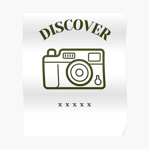 "DISCOVER" Poster for Sale by DRCT11 | Redbubble