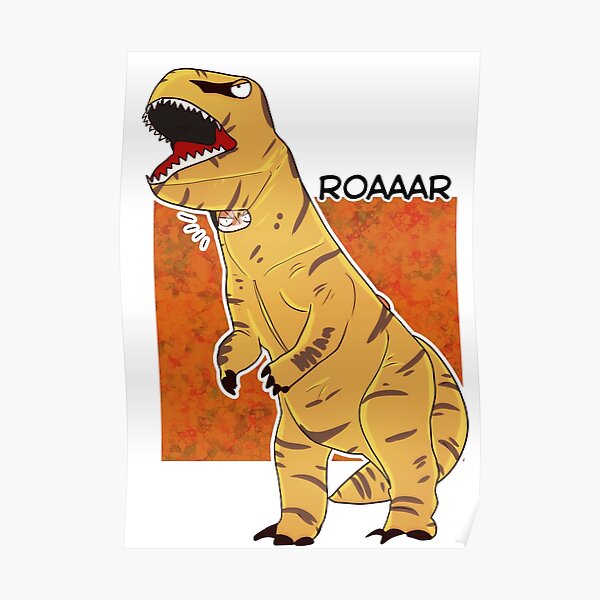 "Webtoon Quality Content BL DINOTREVOR ver2 Dinosaur costume" Poster ...