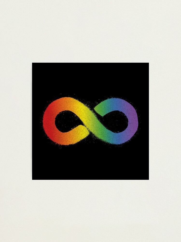 "Rainbow Infinity Symbol | Autism Pride Sticker | Neurodiversity ...