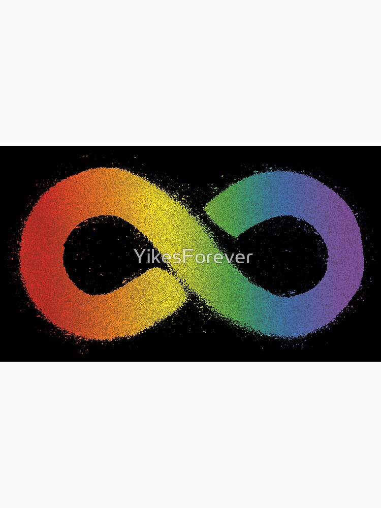 "Rainbow Infinity Symbol | Autism Pride Sticker | Neurodiversity ...