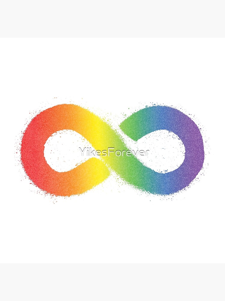 "Rainbow Infinity Symbol | Autism Pride Sticker | Neurodiversity ...